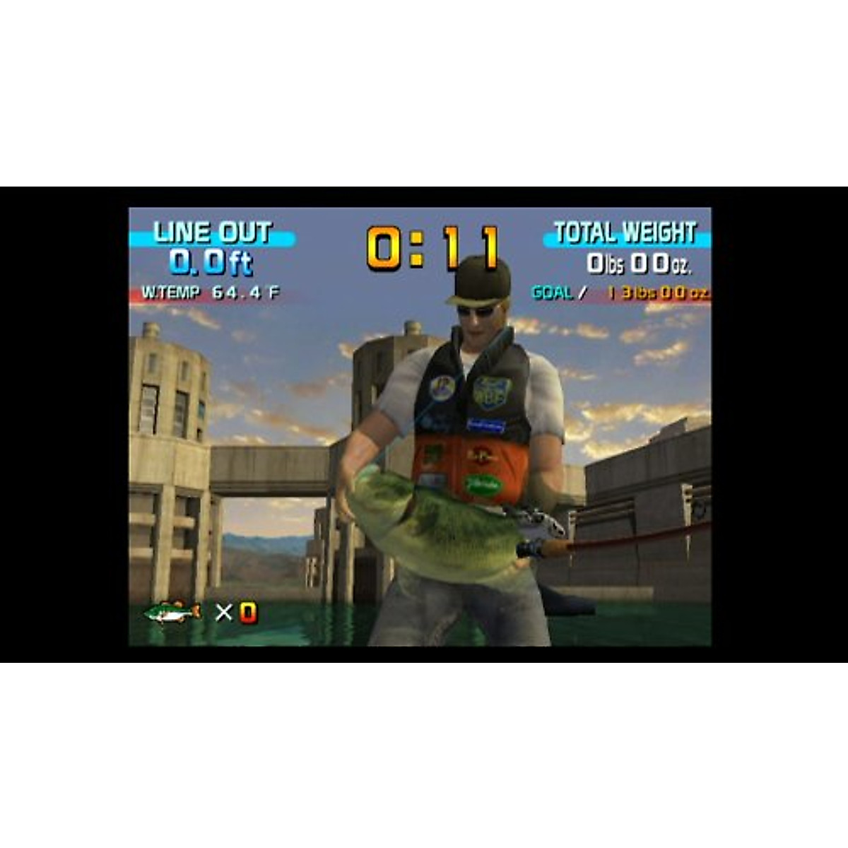 Wii Sega Bass Fishing and Fishing Pole for Nintendo Wii (Wiimote and Wii Nunchuk are not included)