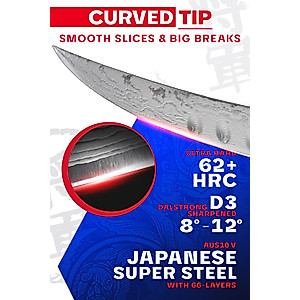 Dalstrong Shogun Series Butcher Knife 10" Bundled with Chef Knife 8" - ELITE