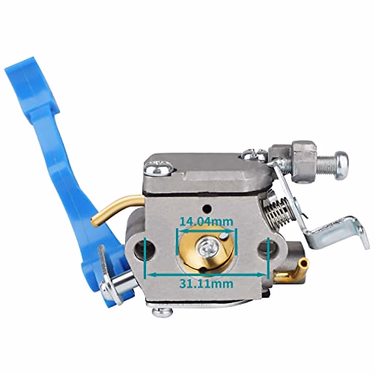 SIMPERAC 125b Carburetor for Husqvarna 125B 125BX 125BVX Leaf Blower Engine Replace for Zama C1Q-W37 590460102 with 545112101 Air Filter Fuel Line Kit