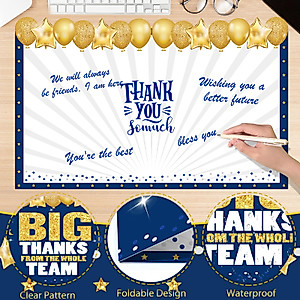 Large Thank You Card Jumbo Appreciation Card Giant Farewell Greeting Card Huge Gratitude Thank You Card Farewell Greeting Card Gift for Coworker Office Leaving Goodbye Going Away Retirement Party Decorations