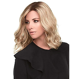 Bundle - 3 item: Top Smart Wavy 12" Hair Topper by Jon Renau, Christy's Wigs Q & A Booklet & Wide Tooth Comb - Color: 1B