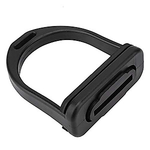 Maxmartt 1 Pair Black High Strength Horse Stirrup Durable Quality Plastic Riding Stirrups (S)