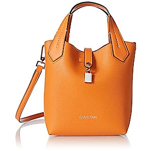 Calvin Klein Remy Rocky Road Novelty Crossbody, Flame Orange