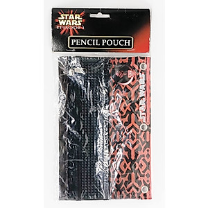 1999 Star Wars Darth Sith 3 Ring Binder Pencil Pouch Tote - 6.25" X 9.5"