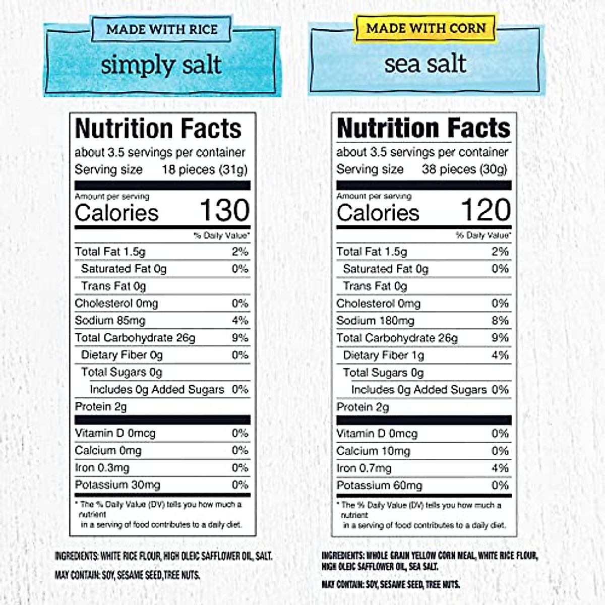 Good Thins Rice & Corn Snacks Gluten Free Crackers Variety Pack, 4 Boxes