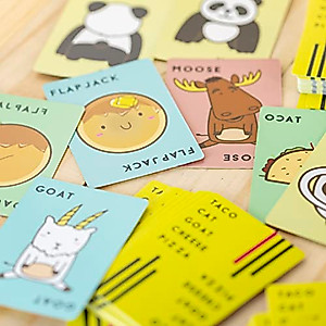 Dolphin Hat Games Taco Cat Goat Cheese Pizza On Flip Side, Party Board Game