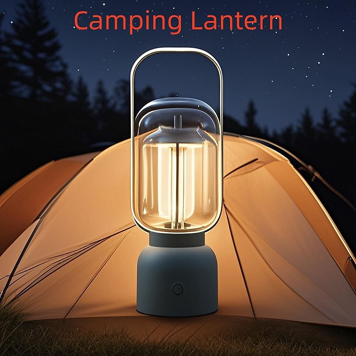 ArtiN-X Retro Cordless Lantern Table Lamp, 40 Hours Long Lasting Dimming Night Light, Small Rechargeable Battery Operated Light for Cruise Nightstand Travel Camping Nightstand, Decoration, Gift- White