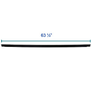 Spec-D Tuning Tailgate Protector Cap Abs Black Compatible with 2004-2008 Ford F150 Truck