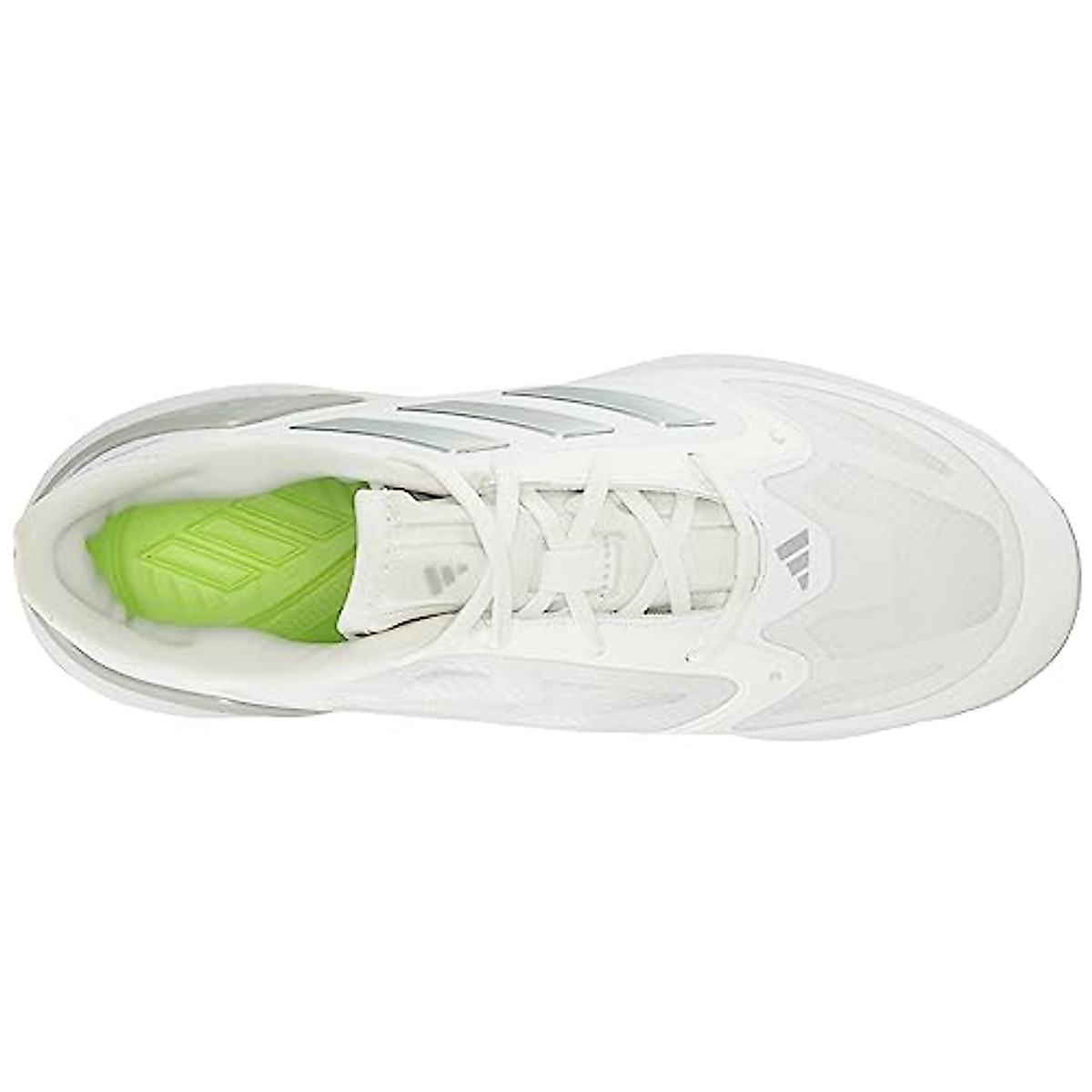 adidas womens Adizero Purehustle 3 Elite White/Silver Metallic/Silver Metallic 9