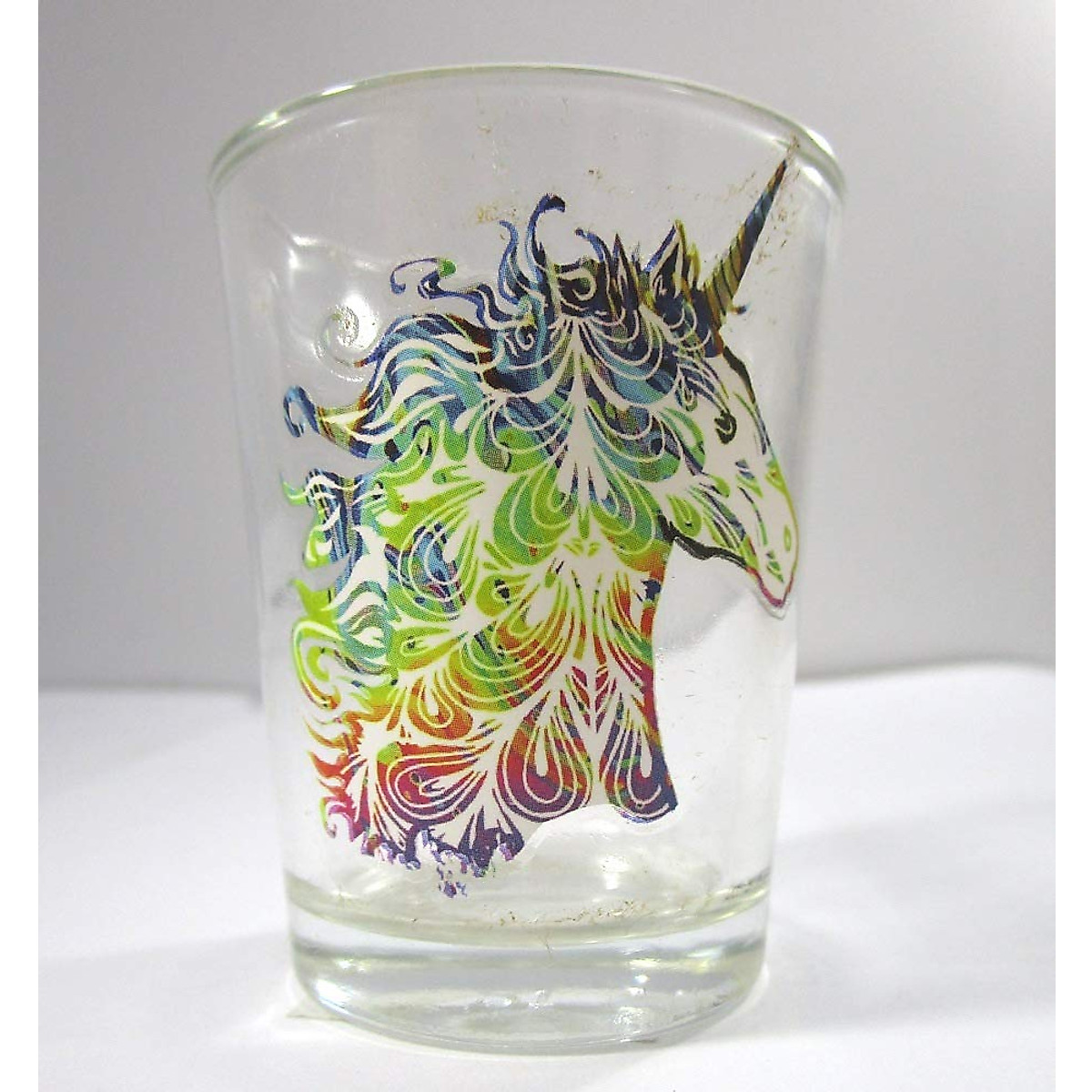 World Buyers Set of 3 Decorative shot glasses with 3 variation images Product Dimensions: 1.3125Dia x2.375 H (Unicorns)