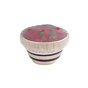 Stretchable, Reusable, Plastic Bowl Covers. Ideal For Storage, Picnics, Transportation, and Entertaining, Pack of 50