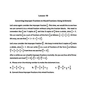 Developing Fractions Sense® B Class Set of 10 - Grade 4. A Concrete and Visual Approach to Fractions. Includes 10 Student workbooks, 10 Sets of Fraction manipulatives, Teacher Set and Answer Key.