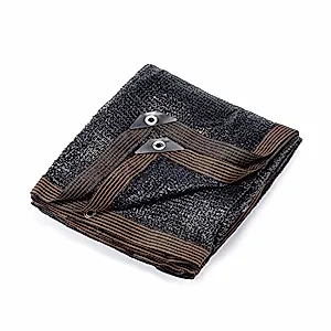 Tronssien 70% Black Shade Cloth, 12 x 6 FT Garden Sun Shade Netting. Durable Mesh Tarp with Grommets, Shading Anti for Garden, Greenhouse, Plants Growing, Outdoor Barbecue,Pergola etc.