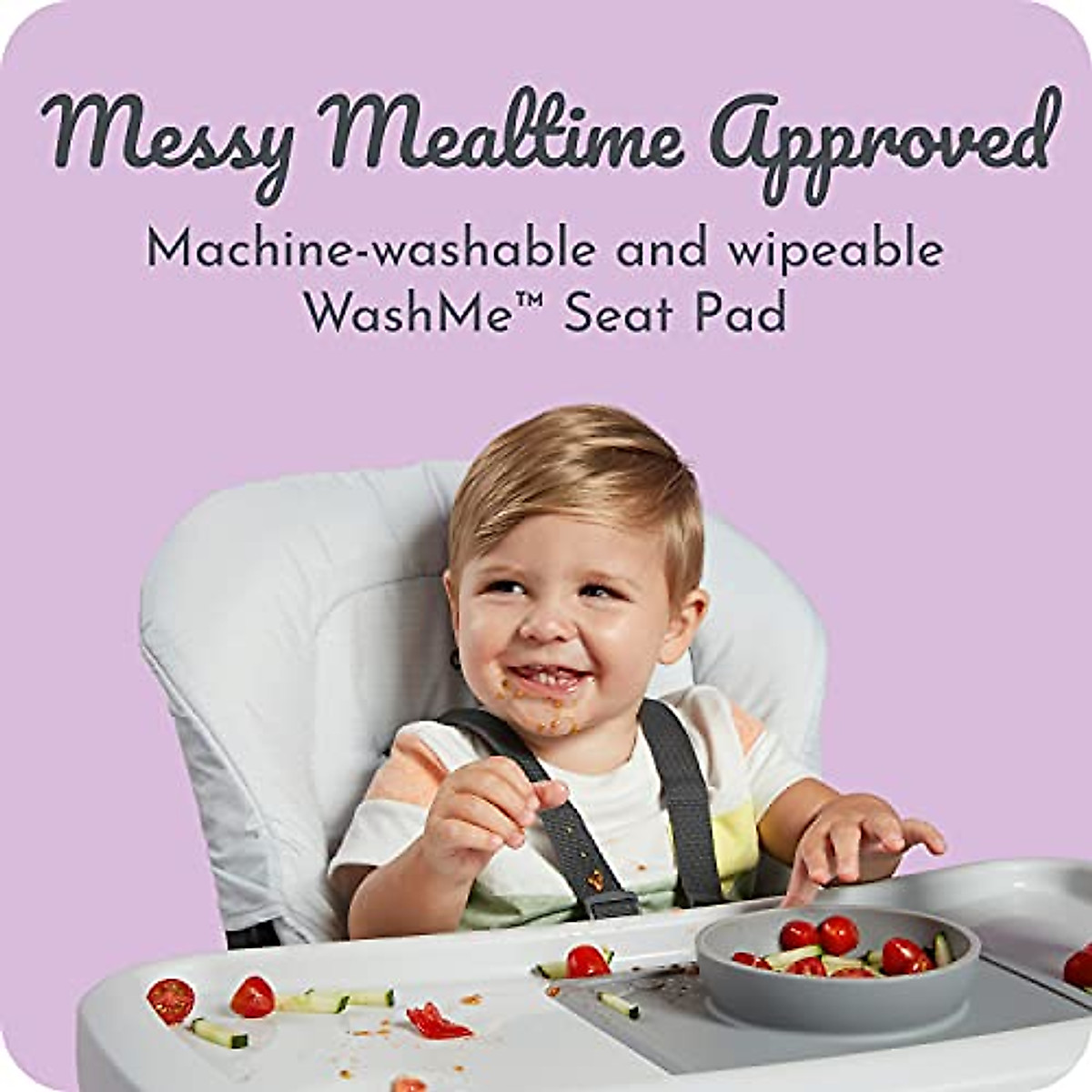 Century Snack On Folding High Chair – Features Compact, Self-Standing Fold, Metro