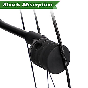 Yiju Rubber Stabilizer Compound Bow String Suppressor Stopper