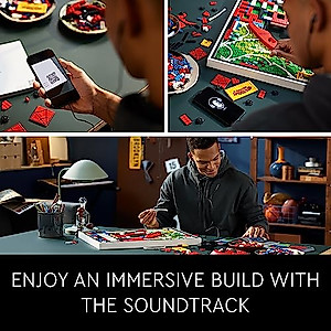 LEGO Art The Amazing Spider-Man 31209 Build & Display Home Decor Wall Art Kit, Nostalgic Super Hero Gift for Adults or Back to School Gift for Teen Spider-Man Fans