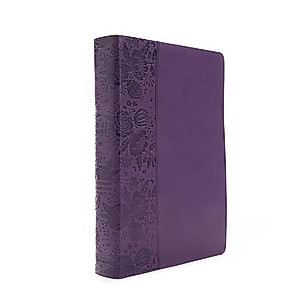 CSB Super Giant Print Reference Bible, Value Edition, Purple LeatherTouch, Red Letter, Presentation Page, Cross-References, Full-Color Maps, Easy-to-Read Bible Serif Type