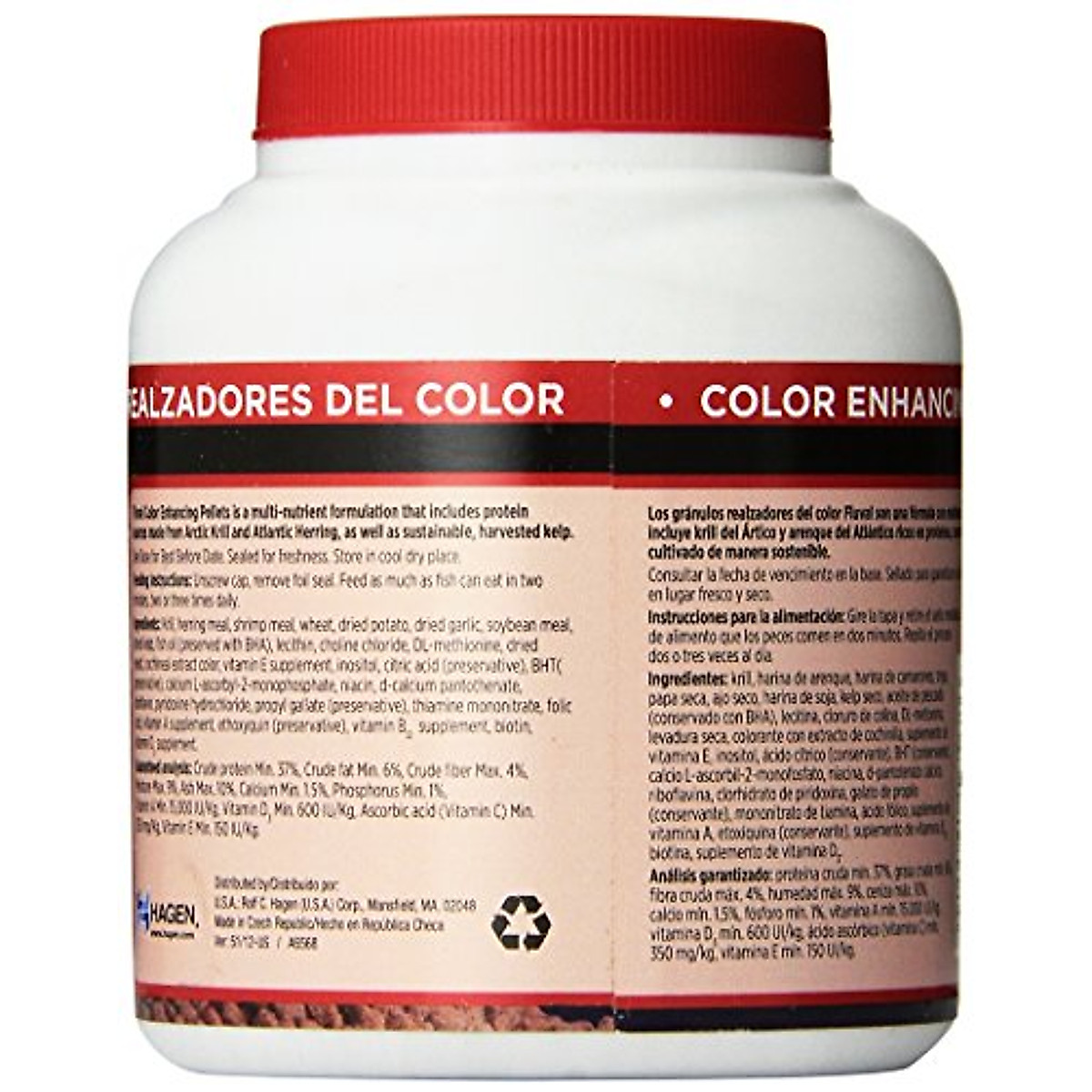 Fluval Color Enhancing Pellets Fish Food, 5.29-Ounce, 150gm