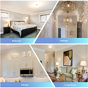 KLG 2 x E17 LED Bulbs, for Under Microwave Light Bulbs, Over Stove Lights, Home Lighting, Warm White 3000K, 4W 40W Halogen/Incandescent Bulbs Replacement,AC110-130V Non-dimmable