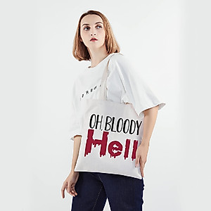 Tampon Tote Bag Period Pouch Sanitary Holder Oh Bloody Hell Bag Gifts For Best Friend (Oh Bloody Hell Tote B)