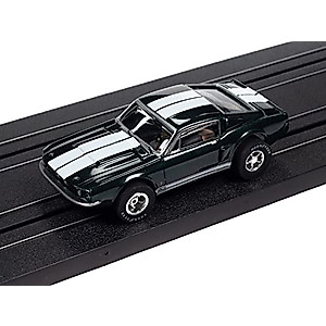 Auto World Xtraction 1967 Shelby GT500 Mustang (Highland Green) HO Scale Slot Car