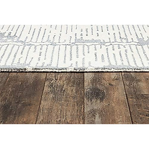 Momeni Smith Abstract Hand Tufted Grey Area Rug 2' X 3'