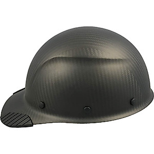DAX Actual Carbon Fiber Cap Style Hard Hat - Matte Black