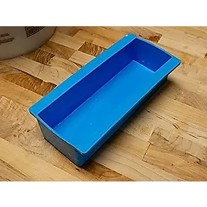 MUDFLEXTOOLS 10.5” Ez Clean Flexible Drywall Mud Pan-Soft Silicone-Ez Squeeze Grip-Stretches-Non-Stick-Rust Proof-Durable