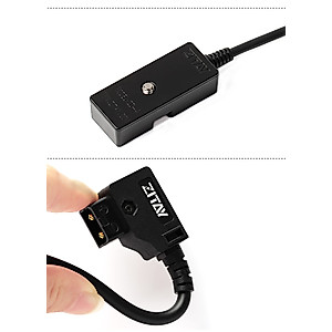 ZITAY D-tap 1x4 Power Splitter Hub with Reverse Insertion Prevention Adapter for VMount Battery