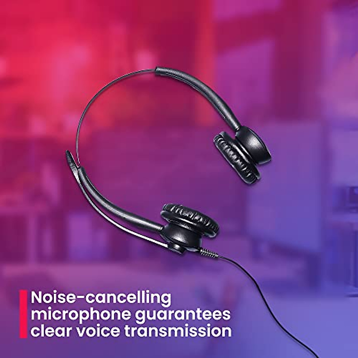 XS 825 Headset Bundle for Training, Coaching, Monitoring, Supervising, Onboarding - Compatible Deskphones Include Avaya, Yealink, Polycom, Cisco, Mitel, Nortel, Toshiba (Stereo, Basic Bundle)