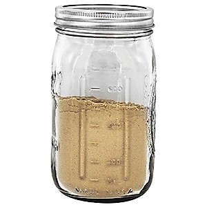 Ball Wide Mouth 32-Ounces Quart Mason Jars with Lids and Bands, Set of 2