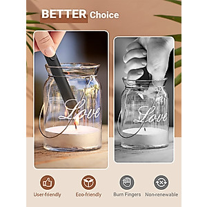 Mothers Mom Day Gifts from Daughter Son, Electric Candle Lighter USB Rechargeable Graduation Gifts for Him Wife Grandma Girlfriend Safety Lock Long Lighters for Grill Home Kitchen BBQ Camping