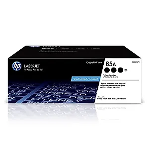 HP 85A Black Toner Cartridges (3-pack) | Works with HP LaserJet Pro P1102, P1109 Series, HP LaserJet Pro MFP M1212, M1217 Series | CE285AT1