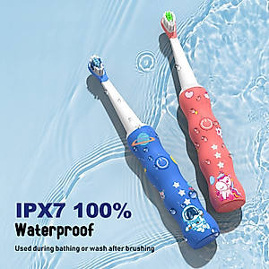 Electric Toothbrush Replacement Heads 3PCS: Interactive Smart Silicone Tooth Brush Soft Bristles Heads for Gentle and Deep Effective Cleaning for Boys Girls Ages 3+