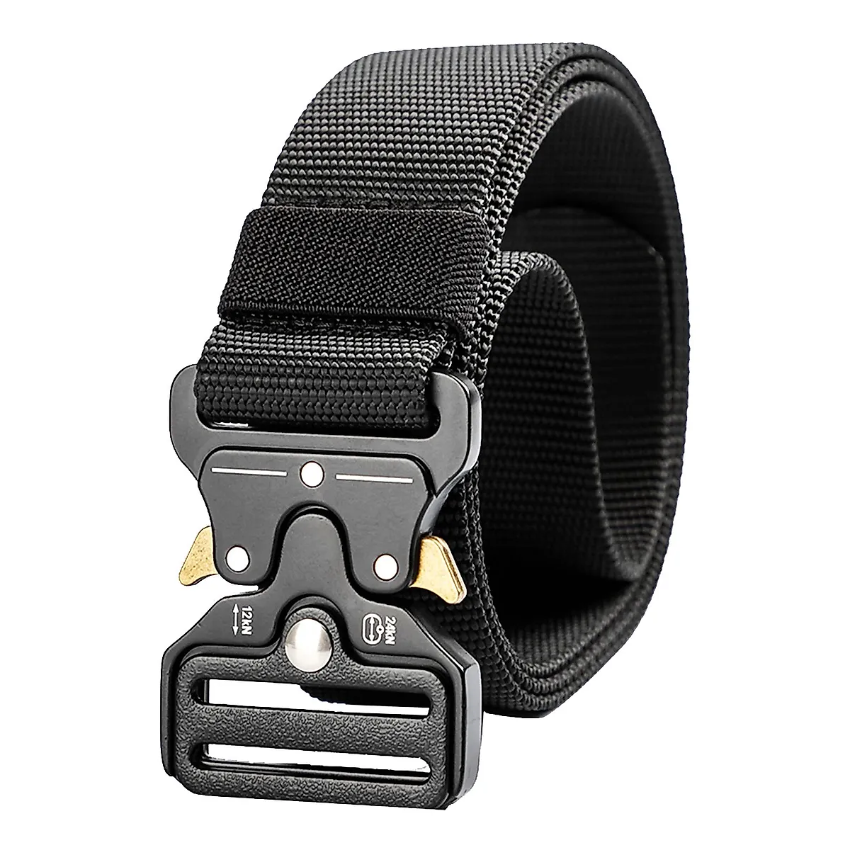 Ｋｉｒａ　Ｓｕｔｓｕ Mens Tactical Belt Work Belts For Men 1.5" Nylon Web Tactical Belt with Automatic Slide Buckle