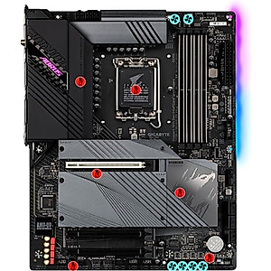 GIGABYTE Z690 AORUS Elite AX (LGA 1700/ Intel Z690/ ATX/ DDR5/ Quad M.2/ PCIe 5.0/ USB 3.2 Gen2X2 Type-C/WiFi 6/2.5GbE LAN/Gaming Motherboard)