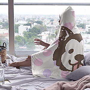 Husky Hooded Blanket, Good Wearable Blanket Gift, Lightweight Flannel Soft and Cozy, 40'' x 50'' for Kid, Sariputra