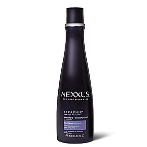 Nexxus Keraphix Shampoo for Damaged Hair Keraphix with ProteinFusion Silicone-Free with Keratin Protein and Black Rice 13.5 oz