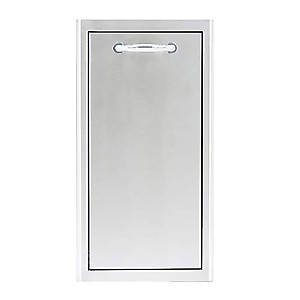 Blaze Narrow Roll Out Trash Bin (BLZ-TRNW-DRW), 26 3/8x13 7/8-inches