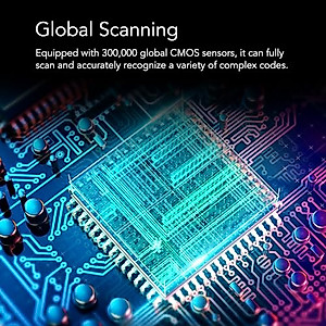 XWXLIJV Bar Code Reader Wired USB Connection Plug and Play Handheld USB QR Barcode Scanner Global Scanning High Sensitivity 1D 2D QR Barcode Scanner for Mobile Payment Store