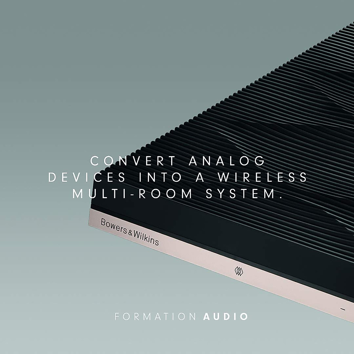 Bowers & Wilkins Formation Audio - Wireless Audio Streamer, Multi-Room Hi-Res Audio Streaming, Analog-Digital Conversion, Built-in Bluetooth 4.1, AirPlay 2 & Spotify Connect, Alexa Compatibility