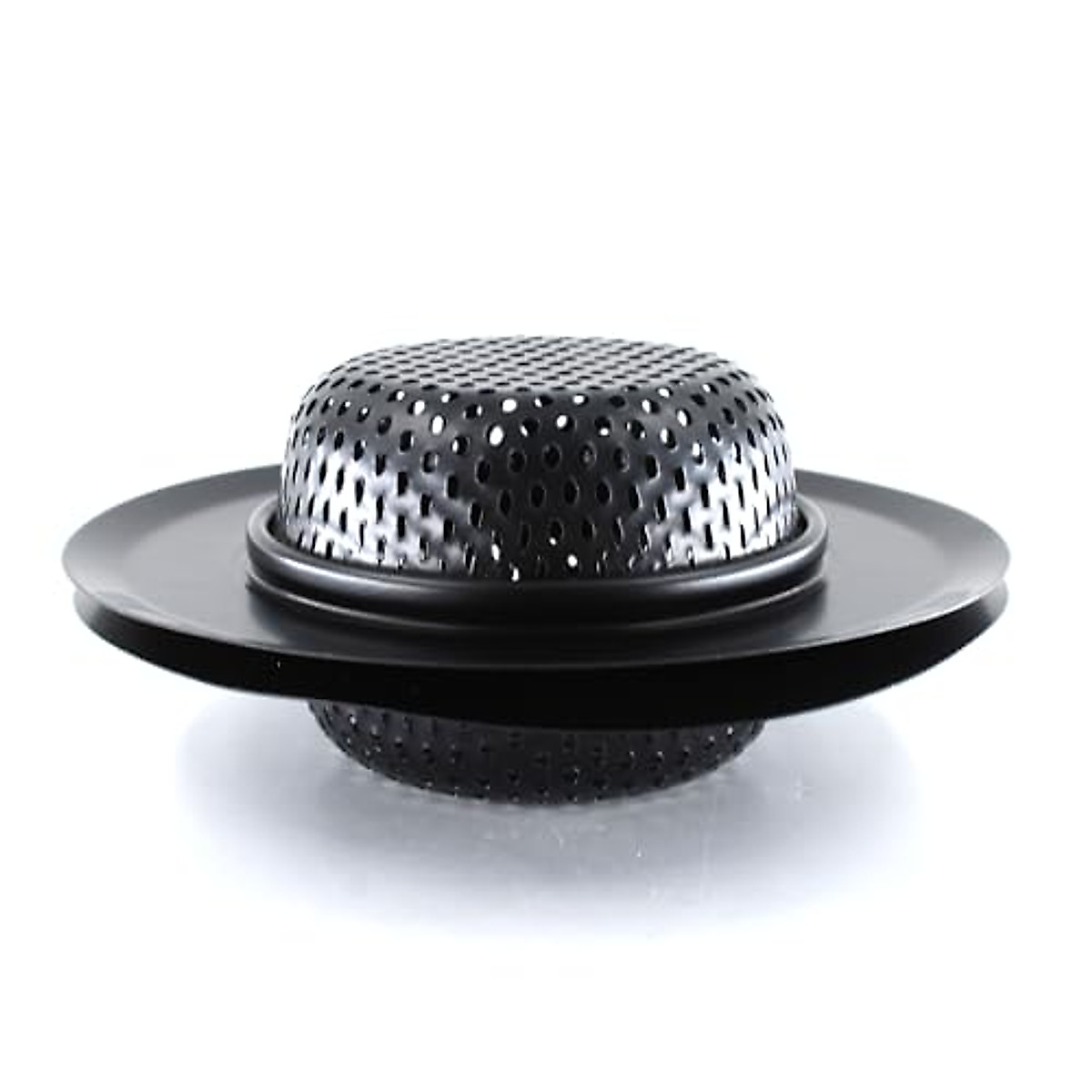 Septe 2 pieces of 4.5inch black sink filters, suitable for Bathroom Bathtub