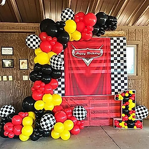 RUBFAC 116pcs Yellow Balloons Different Sizes Pack of 36 18 12 10 5 Inch for Garland Arch Extra Large Balloons for Birthday Graduation Wedding Party Decoration