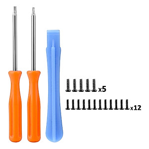 eXtremeRate Replacement Buttons for Xbox Core Wireless Controller, Orange DIY Accessories Kit LB RB LT RT Bumpers Trigers Dpad ABXY Start Back Sync Share Keys Parts for Xbox Series X & S Controller