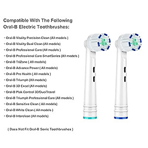 Sensitive Toothbrush Heads Replacement for Oral B, Ultra Sensi Replacement Brush Heads Compatible with Oral-B Professional Electric Toothbrush Heads 12 Pack