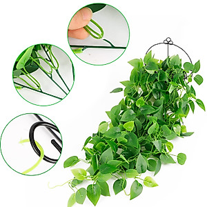HATOKU 4pcs Fake Hanging Plants 3.6FT Artificial Ivy Vine Leaves for Patio Home Bedroom Wedding Indoor Outdoor Wall Decor