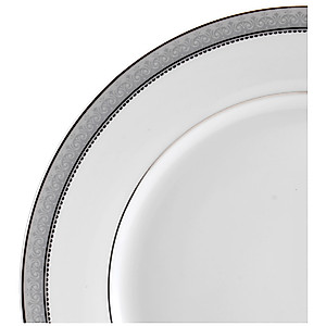 Mikasa Platinum Crown Rim Soup Plate,White