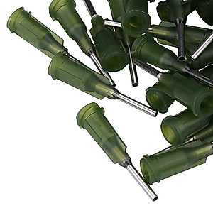 BCP 100pcs Metal Blunt Tip Dispensing Needle (14G)