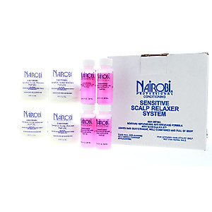 Nairobi Conditioning Sensitive Scalp Hair Relaxer Kit, 4 Count by Nairobi