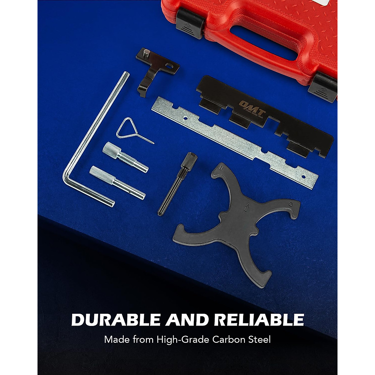 Orion Motor Tech Engine Timing Tool Kit, Crankshaft and Camshaft Timing Belt Locking Alignment Tool Set Compatible with Ford Focus Escape Transit Volvo S60 S80 V60 V70 More for 1.5L 1.6L VCT Engines